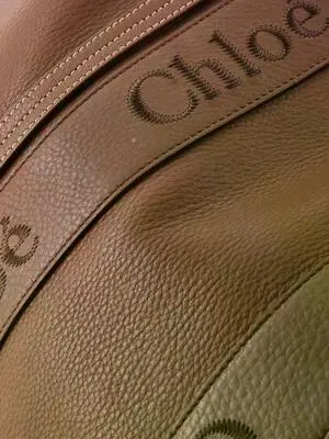 Chloé Woody Large Leather Tote Bag