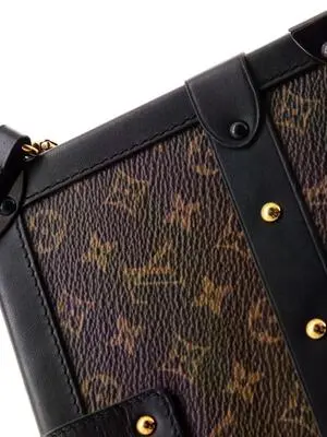 LOUIS VUITTON Petite Malle Monogram Canvas - Black