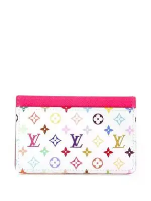 LOUIS VUITTON X Takashi Murakami Monogram Multicolor With Leather Card Holder - Multicolour