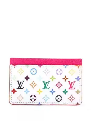LOUIS VUITTON X Takashi Murakami Monogram Multicolor With Leather Card Holder