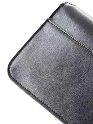 Saint Laurent Classic Monogram Phone Holder - Black