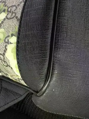 Gucci Blooms Print Gg Coated Canvas Medium Backpack