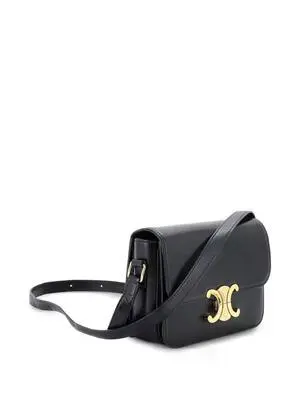 Celine Triomphe Smooth Calfskin Teen Crossbody Bag - Black
