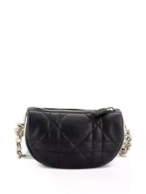 Dior Vibe Cannage Quilt Lambskin Micro Hobo Bag
