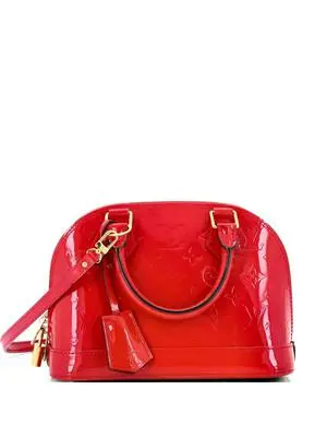 LOUIS VUITTON Alma Handbag Monogram Vernis Bb