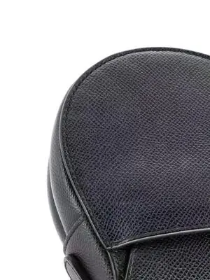 Dior Saddle Handbag Leather Mini Shoulder Bag - Black