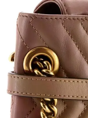 Gucci Gg Marmont Small Flap Bag - Neutrals