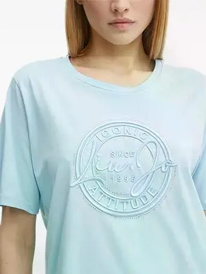 Liu Jo Embellished Logo T-shirt