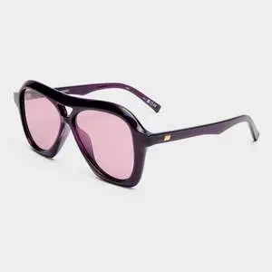 Le Specs Drizzle Aviator Sunglasses - Deep Plum