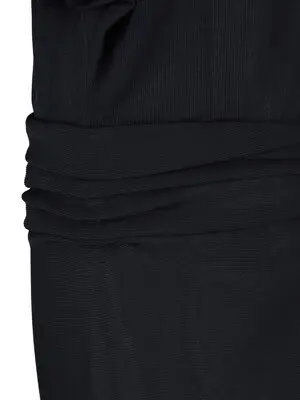 Rick Owens Maxi Dress In Viscose - Black