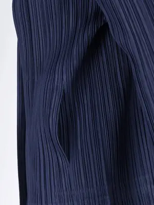 Issey Miyake Homme Plissé Pleated Blazer - Blue