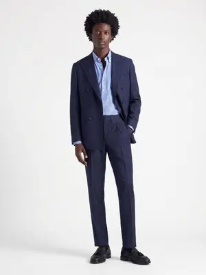 Caruso Double-breasted Wool Suit
