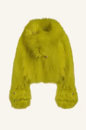 Aiste Hong Oversized Faux-fur Jacket