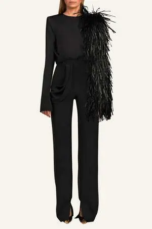 Aiste Hong Draped Hip Pant