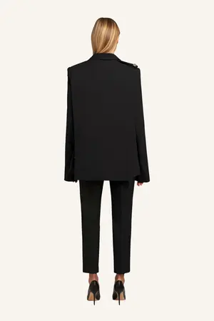 Aiste Hong Back Flap Double-breasted Blazer