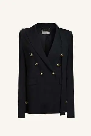 Aiste Hong Back Flap Double-breasted Blazer