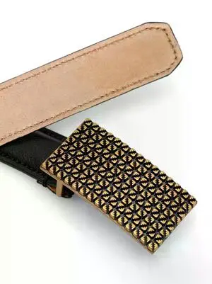 Emporio Armani Patterned-buckle Belt
