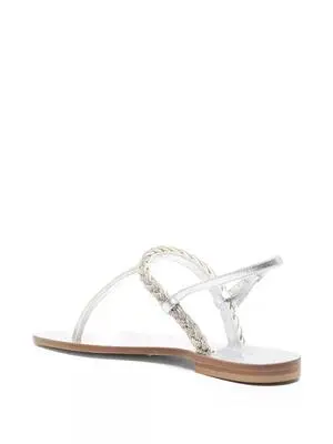 EDDI CUOMO T-bar Flat Sandals