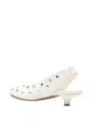 BIANCADI Studded Slingback Pumps