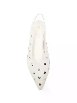 BIANCADI Studded Slingback Pumps
