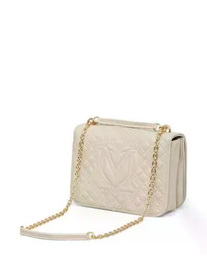 Moschino Logo-detail Quilted Handbag
