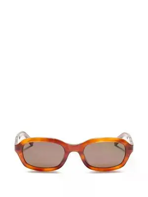 Valentino Garavani Rectangular Acetate Sunglasses - Brown