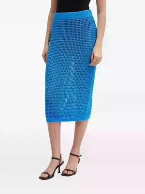 BENETTON Open-knit Skirt