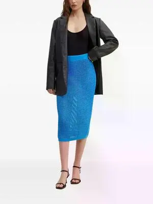 BENETTON Open-knit Skirt