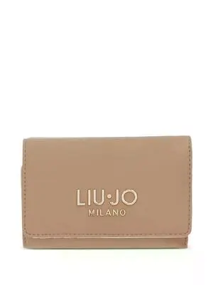 Liu Jo Logo-appliqué Wallet - Neutrals