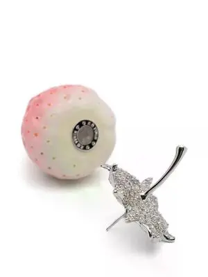 YVMIN Strawberry Pavé Gemstone Earring