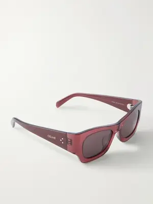 Celine Square-frame Sunglasses - Red