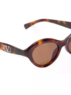 Valentino Garavani Cat-eye Acetate Eyewear - Brown