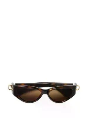 Valentino Garavani Cat-eye Acetate Sunglasses - Brown