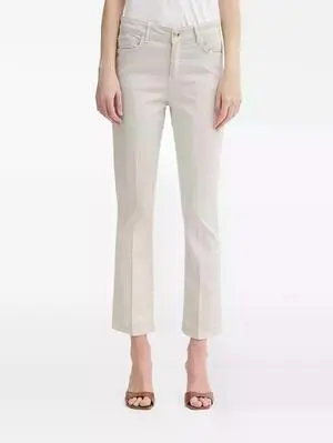 FRACOMINA Belt-loops Straight Leg Jeans - Neutrals