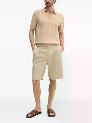BENETTON Check-pattern Chino Shorts