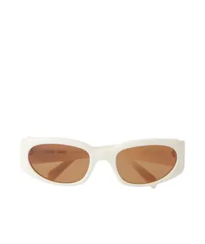Celine Journey Round-Frame Sunglasses White