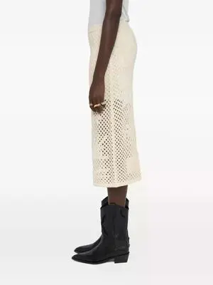 Zadig&Voltaire Soly Graphic Open Knit Skirt