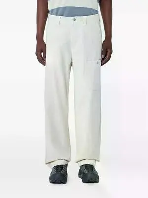 Stone Island Buttoned Pocket Cotton Trousers