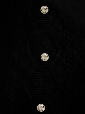 Guess Button Cable Knit Mini Dress