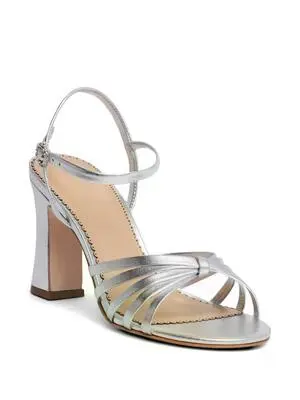 Cinq À Sept Logan Strappy Sandals - Silver