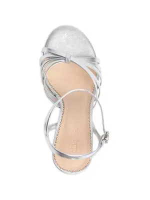 Cinq À Sept Logan Strappy Sandals - Silver