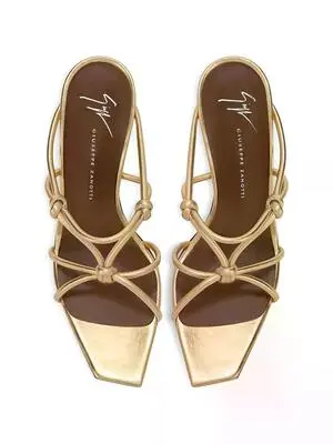 GIUSEPPE ZANOTTI Knotted 90mm Sandals