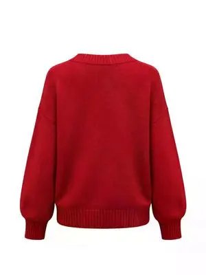 REFORMATION Jadey V-neck Sweater - Red