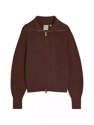 Women's Collared Zip-Up Cardigans