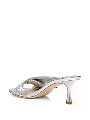 Badgley Mischka Winta Knotted Sandals - Silver