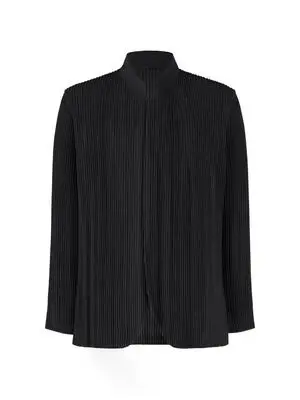 Issey Miyake Pleated Jacket - Black