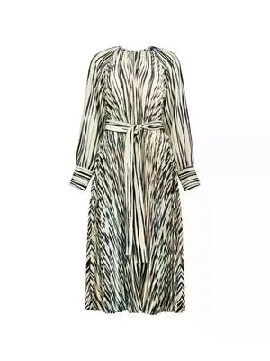 Proenza Schouler Striped Pleated Dress