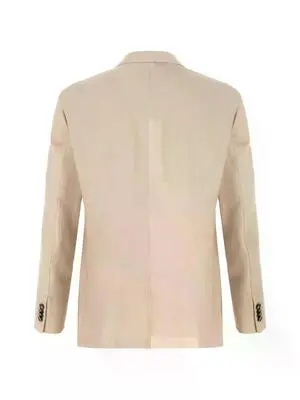 Zegna Single-breasted Blazer - Neutrals