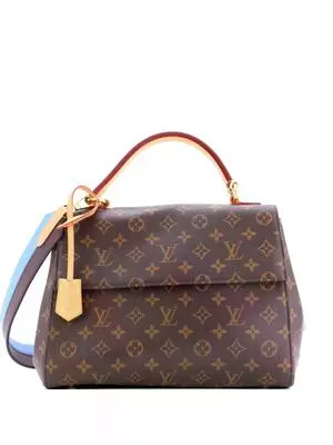 LOUIS VUITTON Cluny Top Handle Mm Shoulder Bag Monogram Canvas - Brown