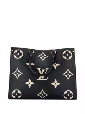 LOUIS VUITTON Onthego Tote Bicolor Monogram Empreinte Giant Mm - Black